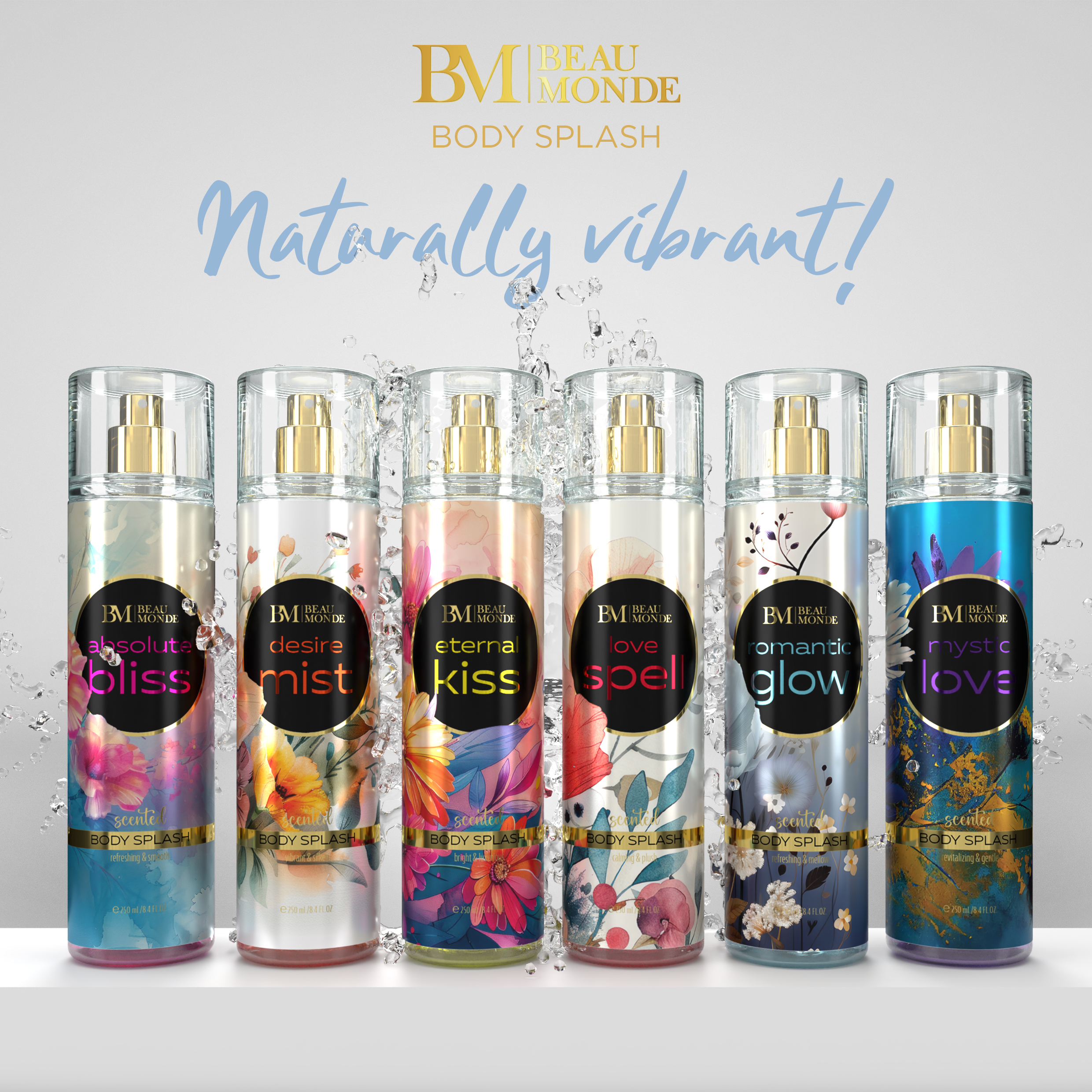 BEAU MONDE BODY SPLASH ETERNAL KISS-250ML – Beauty and Glow